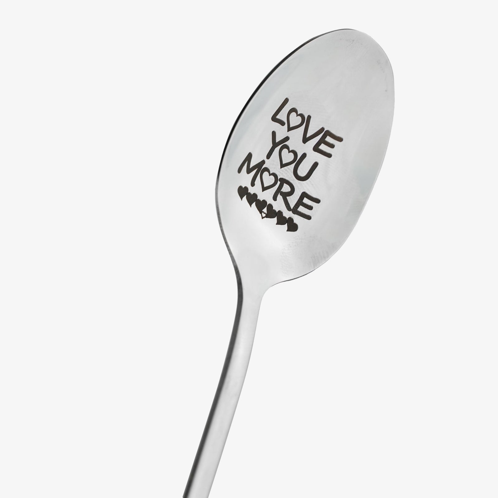 'Love You More' Engraved Spoon | Browze