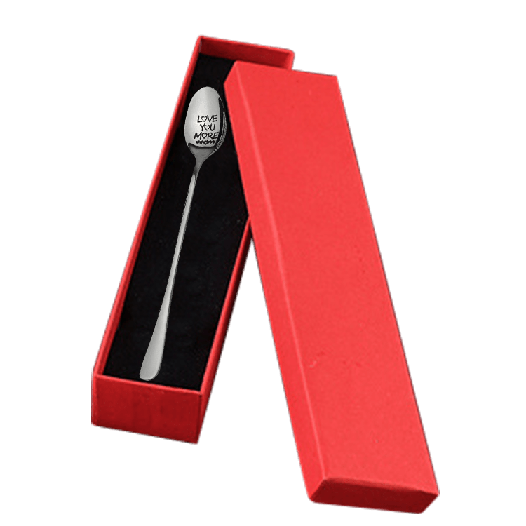 'Love You More' Engraved Spoon | Browze