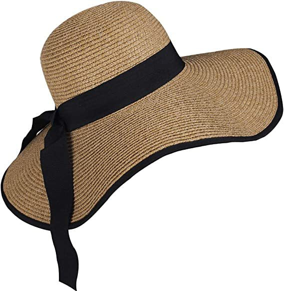 Foldable Wide Brim Straw Hat